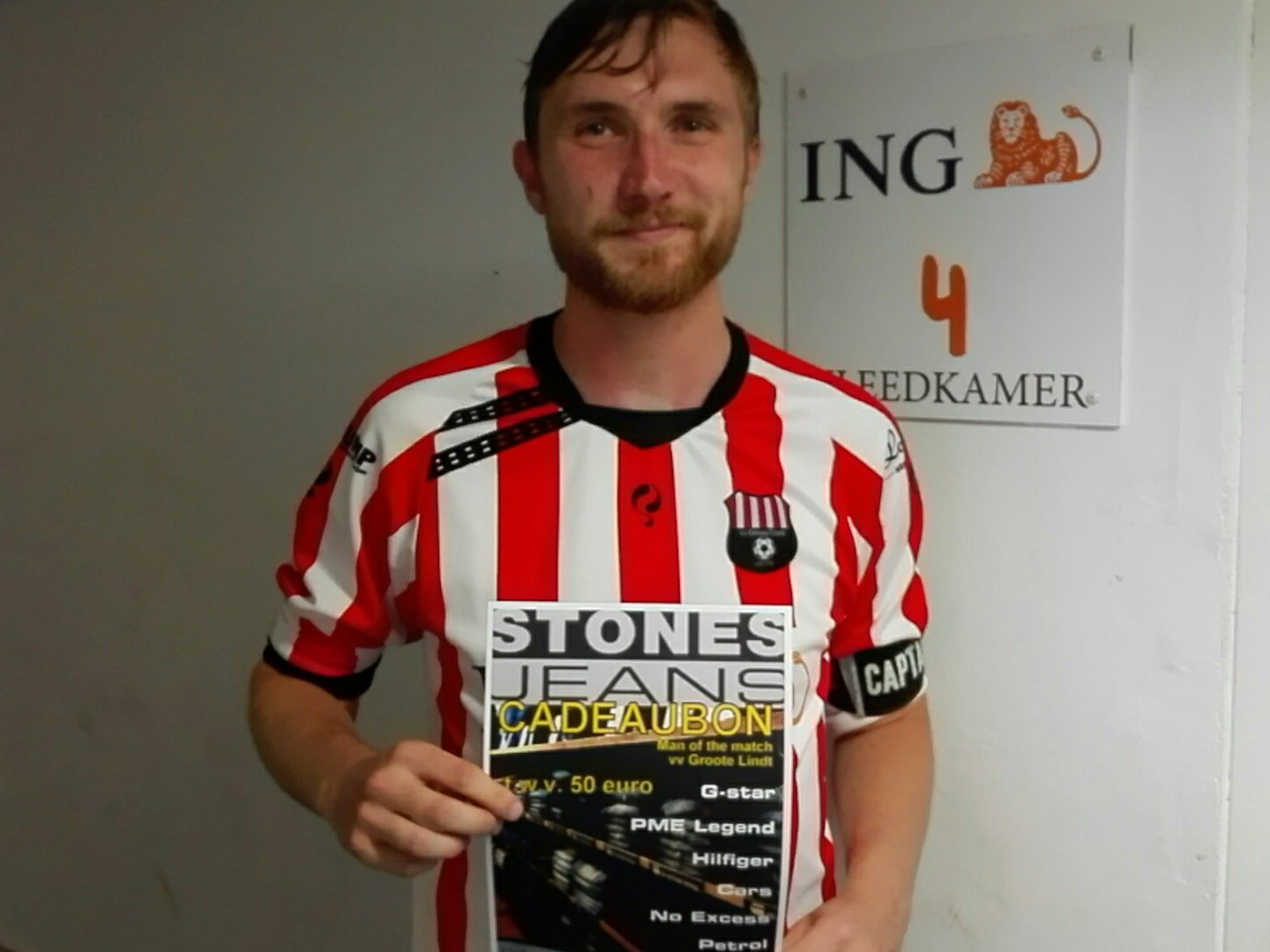 STONES JEANS Man of the Match zaterdag 19 mei: Danny Bos | VV Groote Lindt